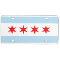 Chicago Flag License Plate | Zazzle