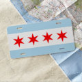 Chicago Flag License Plate | Zazzle
