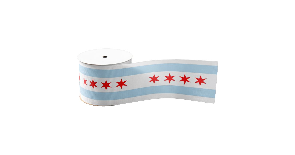 Chicago Grosgrain Ribbon | Zazzle