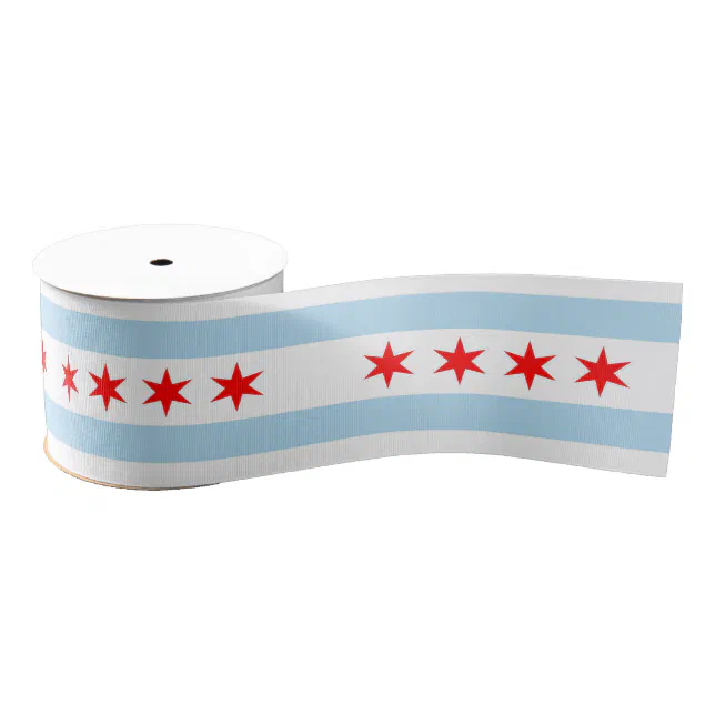 Chicago Grosgrain Ribbon | Zazzle