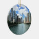 Chicago, Illinois Christmas Keepsake Souvenir Ceramic Ornament | Zazzle