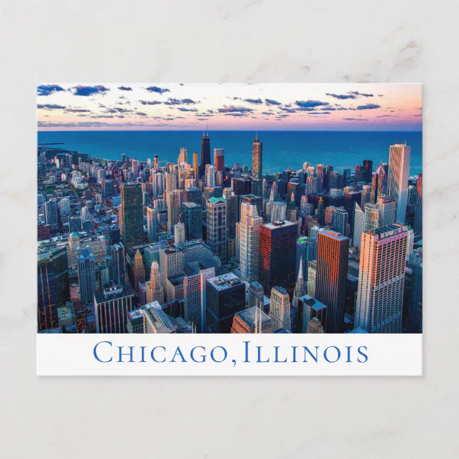 Chicago Illinois ( IL ) United States, America USA Postcard | Zazzle
