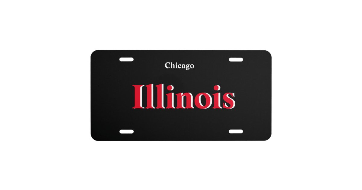 Chicago, Illinois License Plate | Zazzle