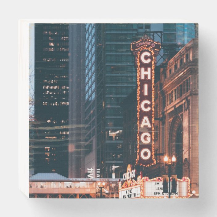 Chicago Illinois Neon Sign At Night | Zazzle.com