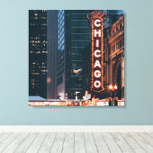Chicago Illinois Neon Sign At Night | Zazzle