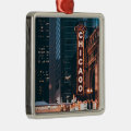 Chicago Illinois Neon Sign At Night Metal Ornament | Zazzle