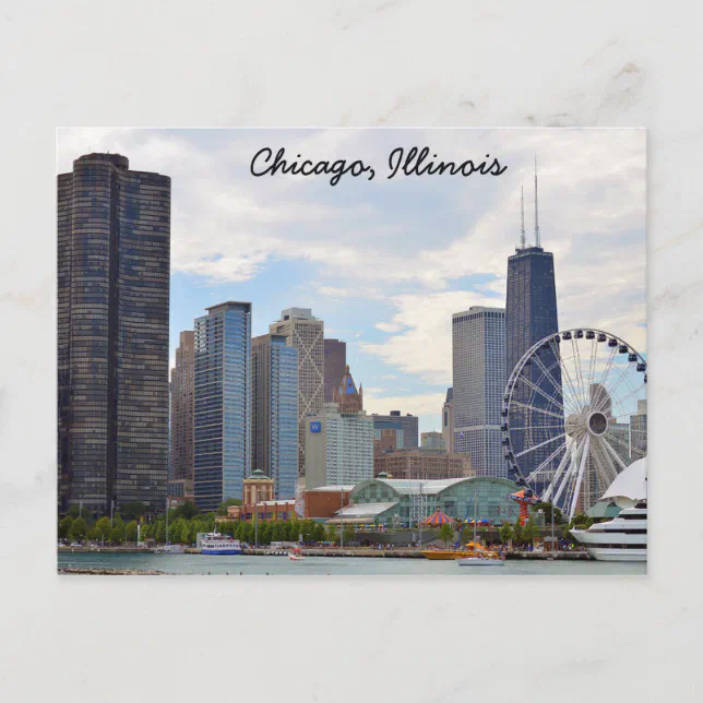Chicago, Illinois Postcard | Zazzle