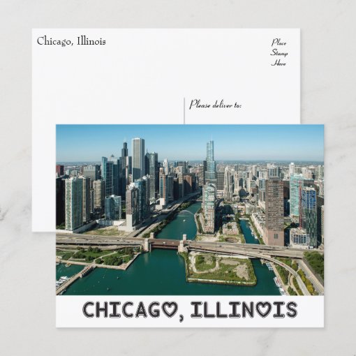 Chicago Illinois Skyline, United States Postcard | Zazzle
