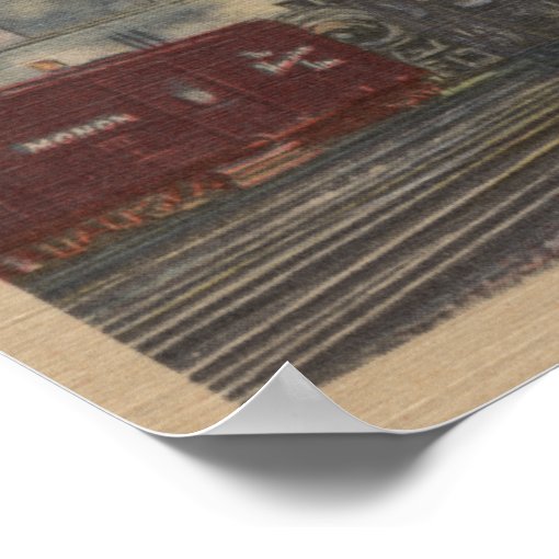 Chicago, Illinois / Train Poster | Zazzle