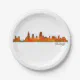 Chicago Illinois U.S. City skyline v01 Paper Plates | Zazzle