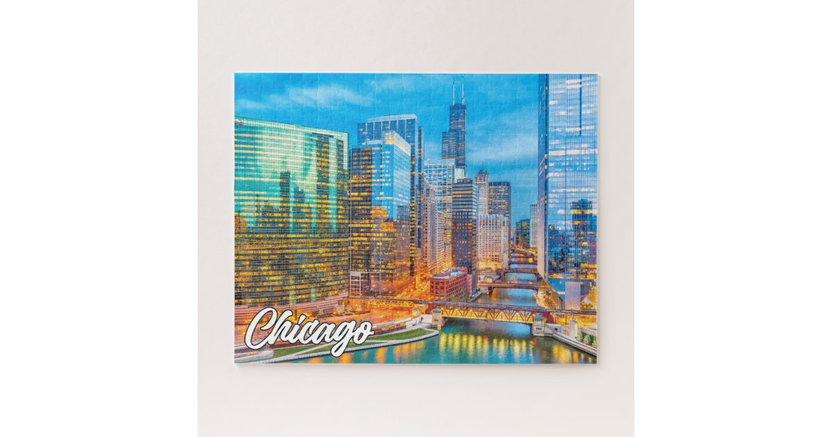Chicago, Illinois, United States Jigsaw Puzzle | Zazzle
