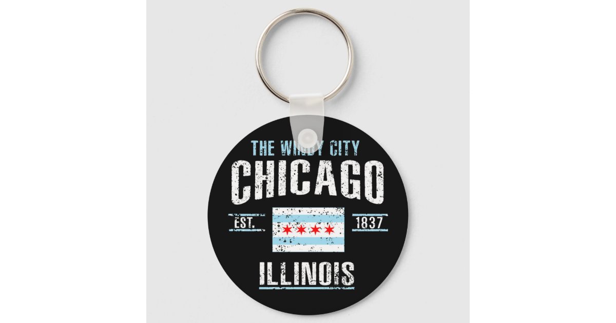 Chicago Keychain | Zazzle