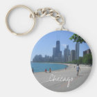 Chicago Skyline Keychain | Zazzle.com