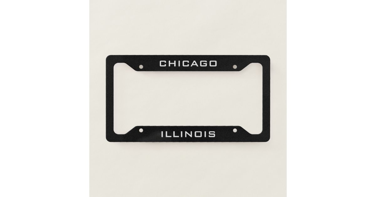 Chicago license plate frame | Zazzle