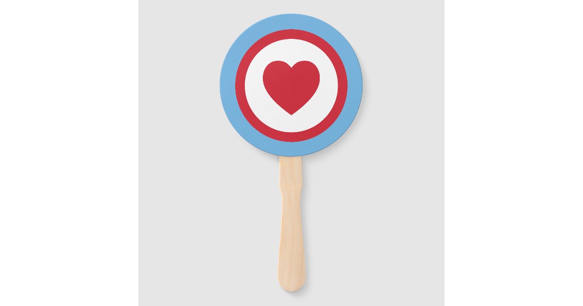 Chicago Love | Hand Fans | Blue | Zazzle