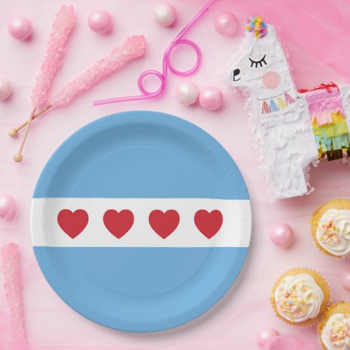 Chicago Love | Paper Plates | Zazzle