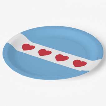 Chicago Love | Paper Plates | Zazzle