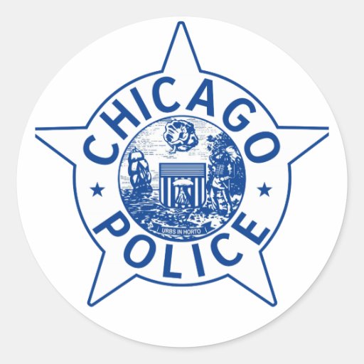Chicago Police (VINTAGE) Classic Round Sticker | Zazzle