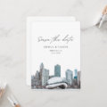 Chicago Save the Date Downtown Chicago Wedding Invitation | Zazzle