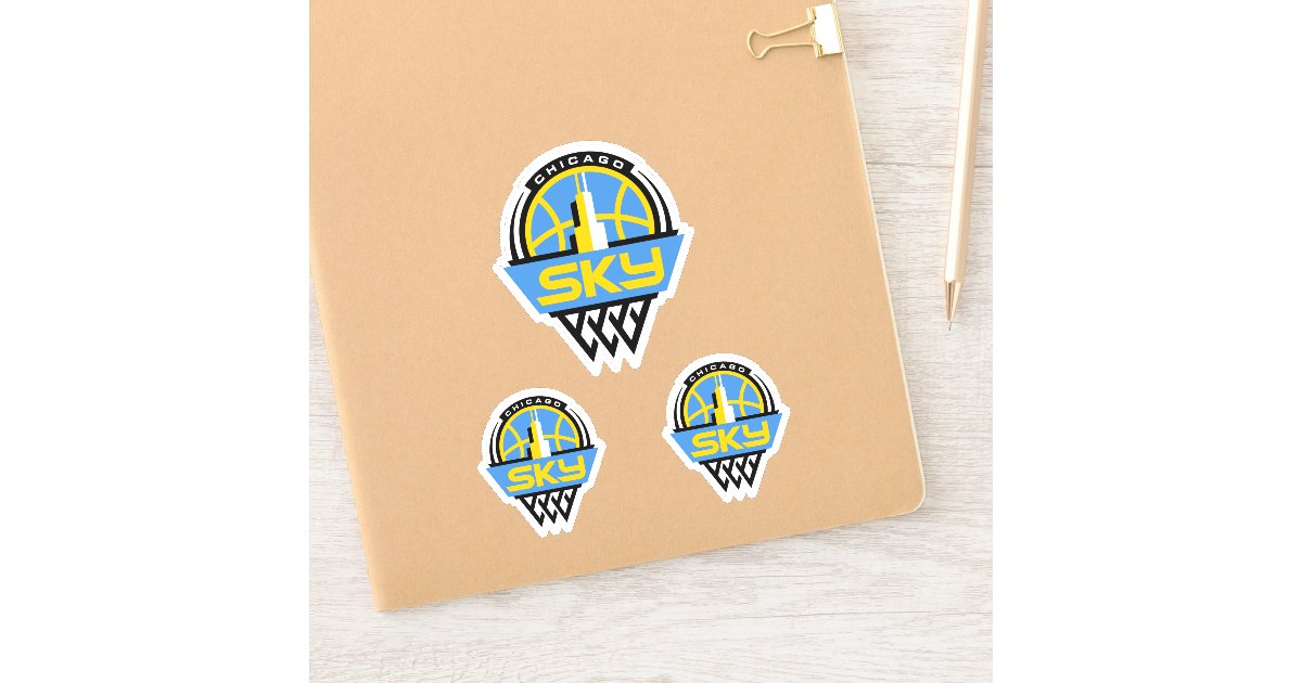CHICAGO SKY-WNBA -TEAM STICKER | Zazzle