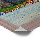 Chicago Skyline 4 Panel Wood Window Poster | Zazzle