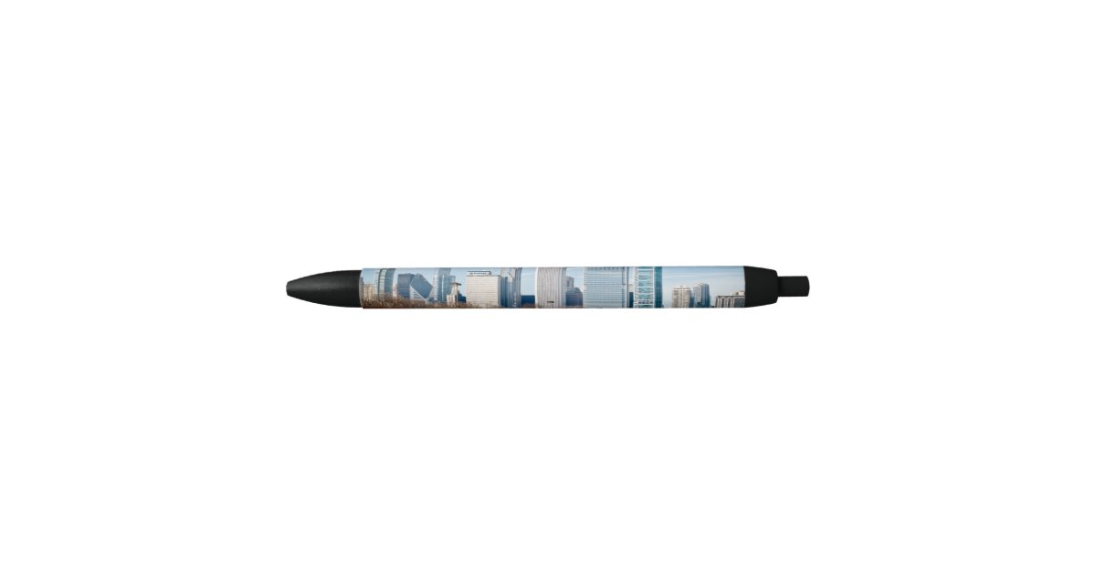 Chicago skyline across frozen Lake Michigan Pen | Zazzle