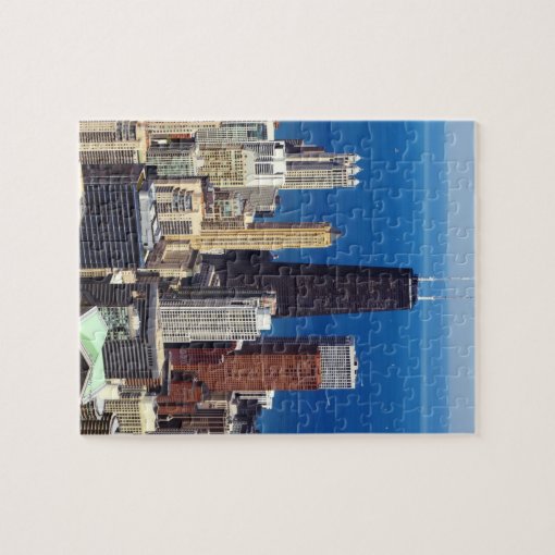 Chicago Skyline and landmarks Jigsaw Puzzle | Zazzle