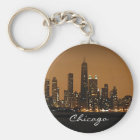 Chicago Skyline Keychain | Zazzle.com