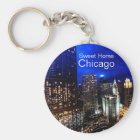 Chicago Skyline Keychain | Zazzle.com