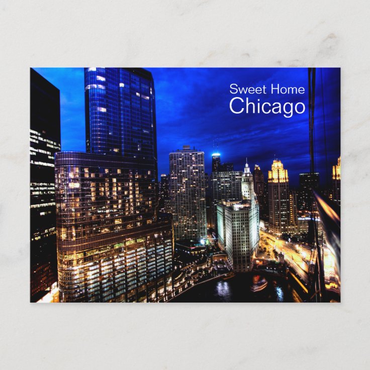Chicago Skyline Postcard | Zazzle