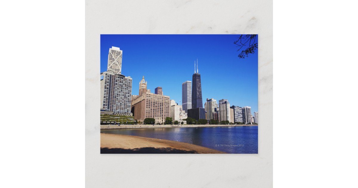 Chicago Skyline. Postcard | Zazzle
