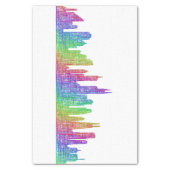 Chicago skyline tissue paper | Zazzle