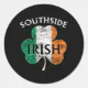 Chicago Southside Irish Flag St Patrick'S Day Classic Round Sticker ...