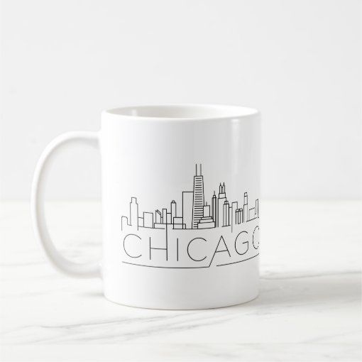 Chicago Stylized Skyline Coffee Mug | Zazzle