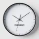 Chicago Time Zone Newsroom Style Clock | Zazzle
