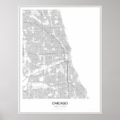 Chicago, United States Minimalist Map Poster | Zazzle