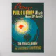 Chicago Vintage Public Library Poster | Zazzle