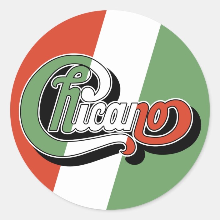Chicano Classic Round Sticker | Zazzle.com