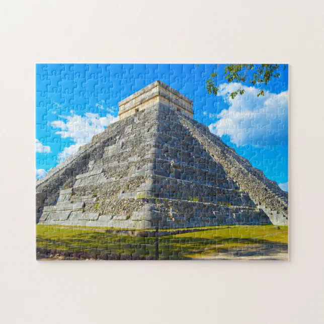 Chichen Itza Pyramid Mexico. Jigsaw Puzzle | Zazzle