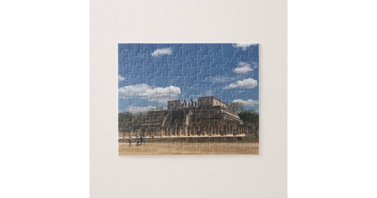 Chichen Itza Temple of the Warriors Jigsaw Puzzle | Zazzle