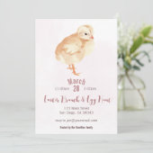 Chick Easter Brunch & Egg Hunt Invitation | Zazzle