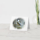 Chickadee on Bittersweet Note Card | Zazzle.com