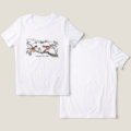 Chickadee Heart Happily Ever After Bride T-shirts | Zazzle