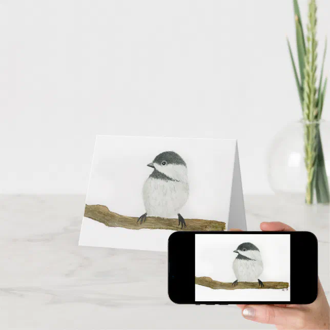 Chickadee note cards | Zazzle