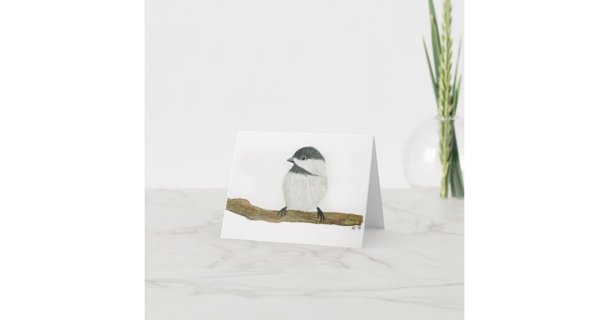 Chickadee note cards | Zazzle
