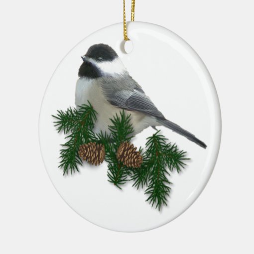 Chickadee Ornament | Zazzle