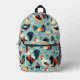 Chicken and Rooster Design Printed Backpack | Zazzle