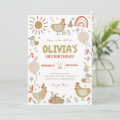 Chicken Birthday Invitation Fall Party Invite Hen | Zazzle