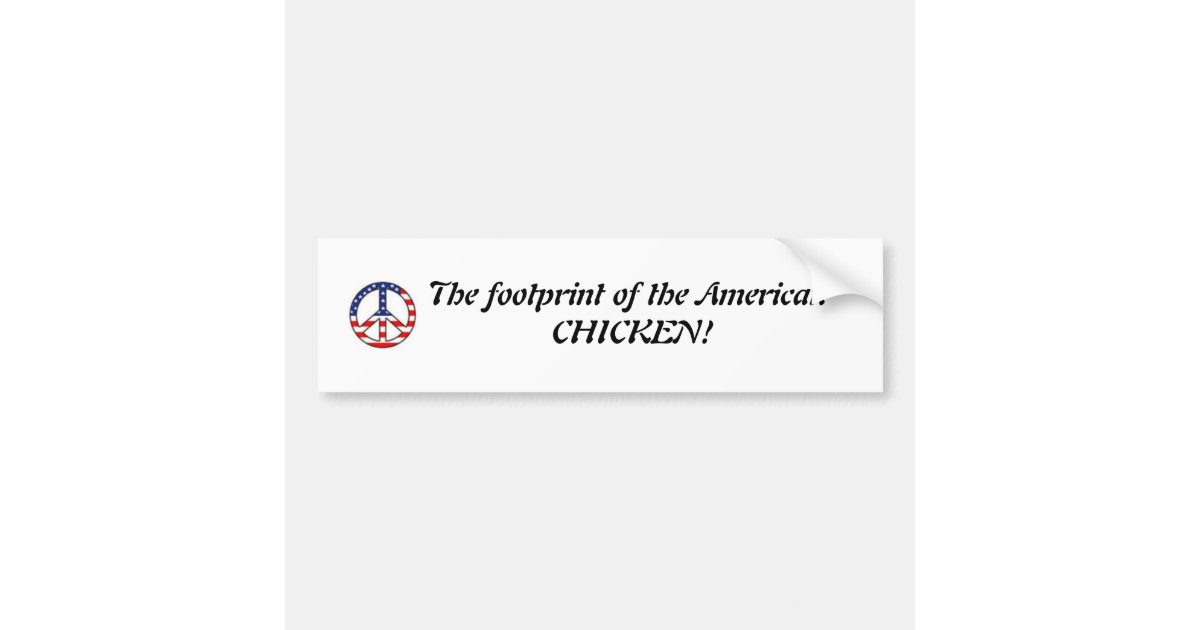 Chicken Bumper Sticker | Zazzle