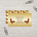 Chicken Design Farm Business Card | Zazzle